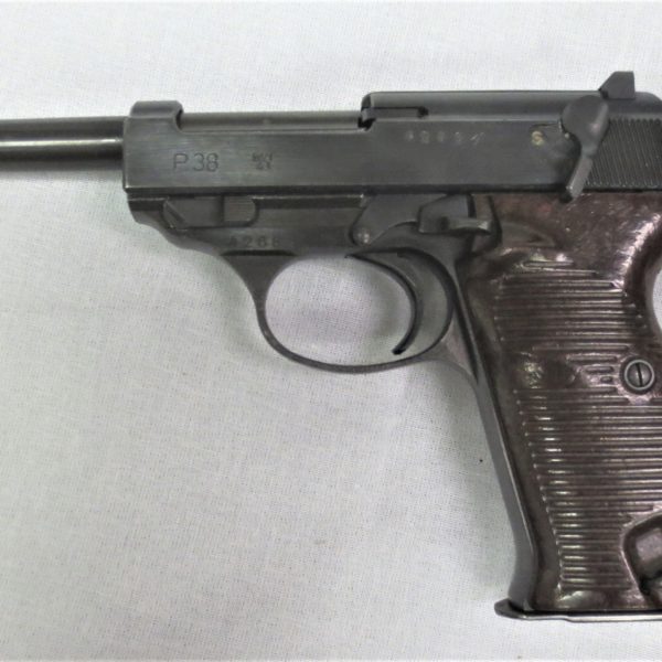Fine WWII Nazi German P38 9mm pistol with holster - Civil War Antiques