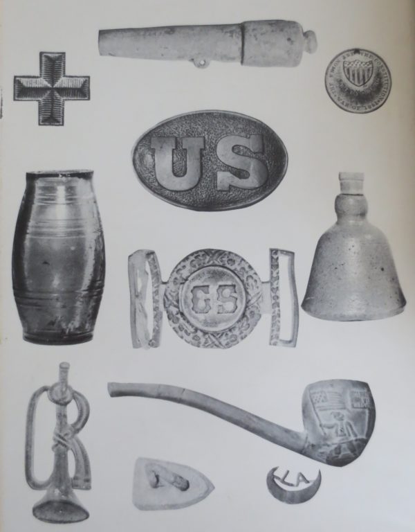 Excavated Civil War artifacts, the book that began the era of ...