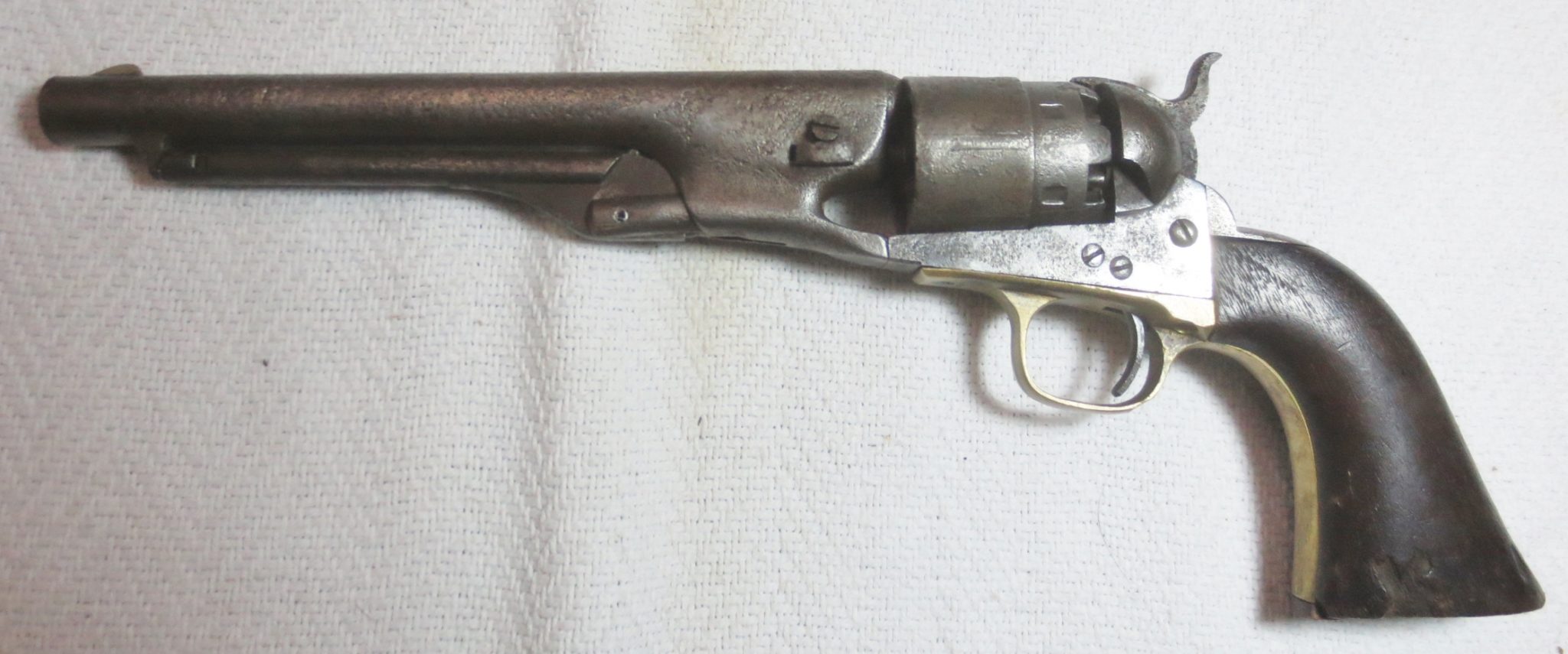 B48 Civil War Colt Model 1860 .44 percussion revolver, possible 7th US ...