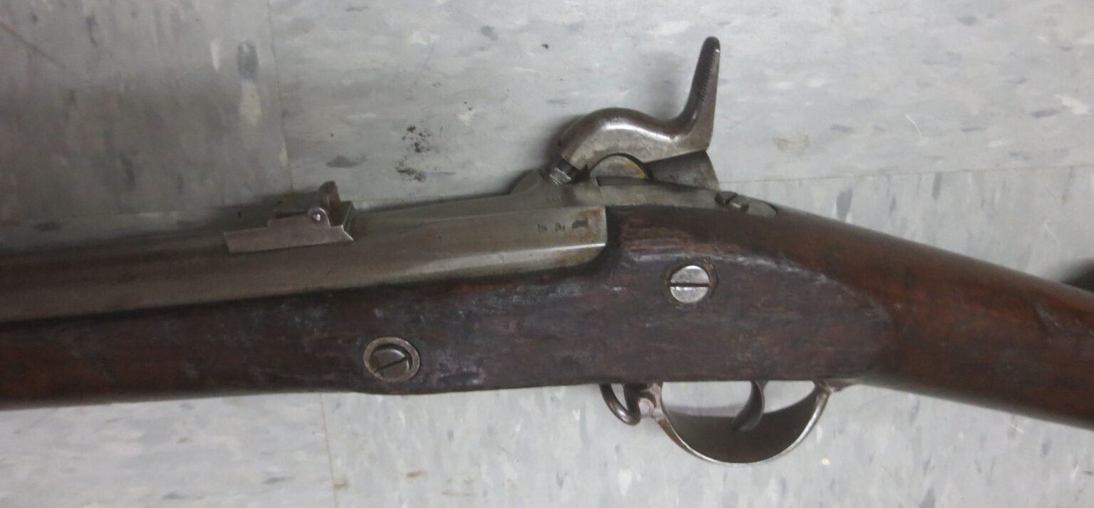 Nice M1855 Springfield Rifle Musket, 1859 dated, brass nosecap - Civil ...