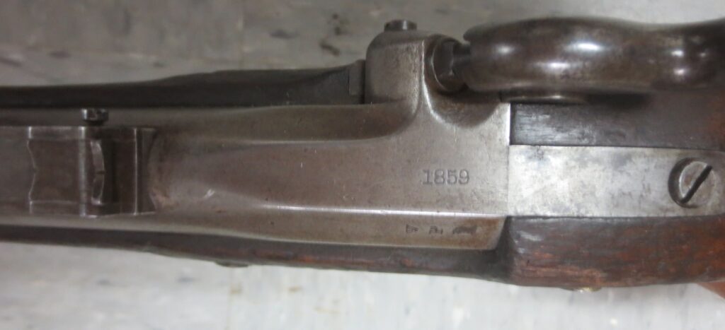 Nice M1855 Springfield Rifle Musket, 1859 dated, brass nosecap - Civil ...