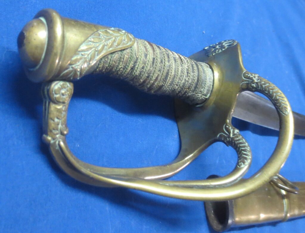 RARE Civil War cavalry officer M1840/60 sword with brass scabbard ...