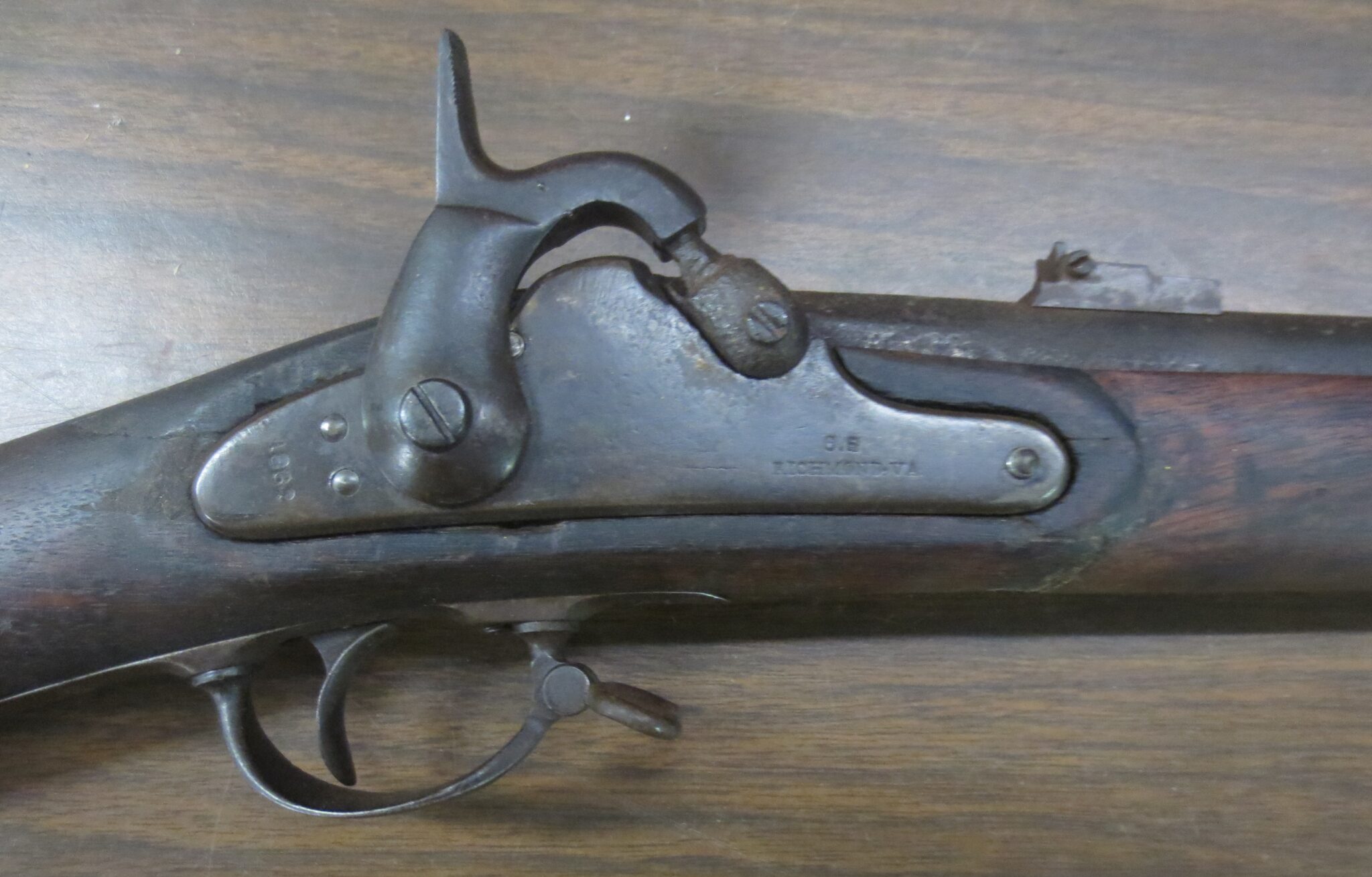 CSR41. RARE Civil War Confederate Richmond Armory rifle musketoon ...