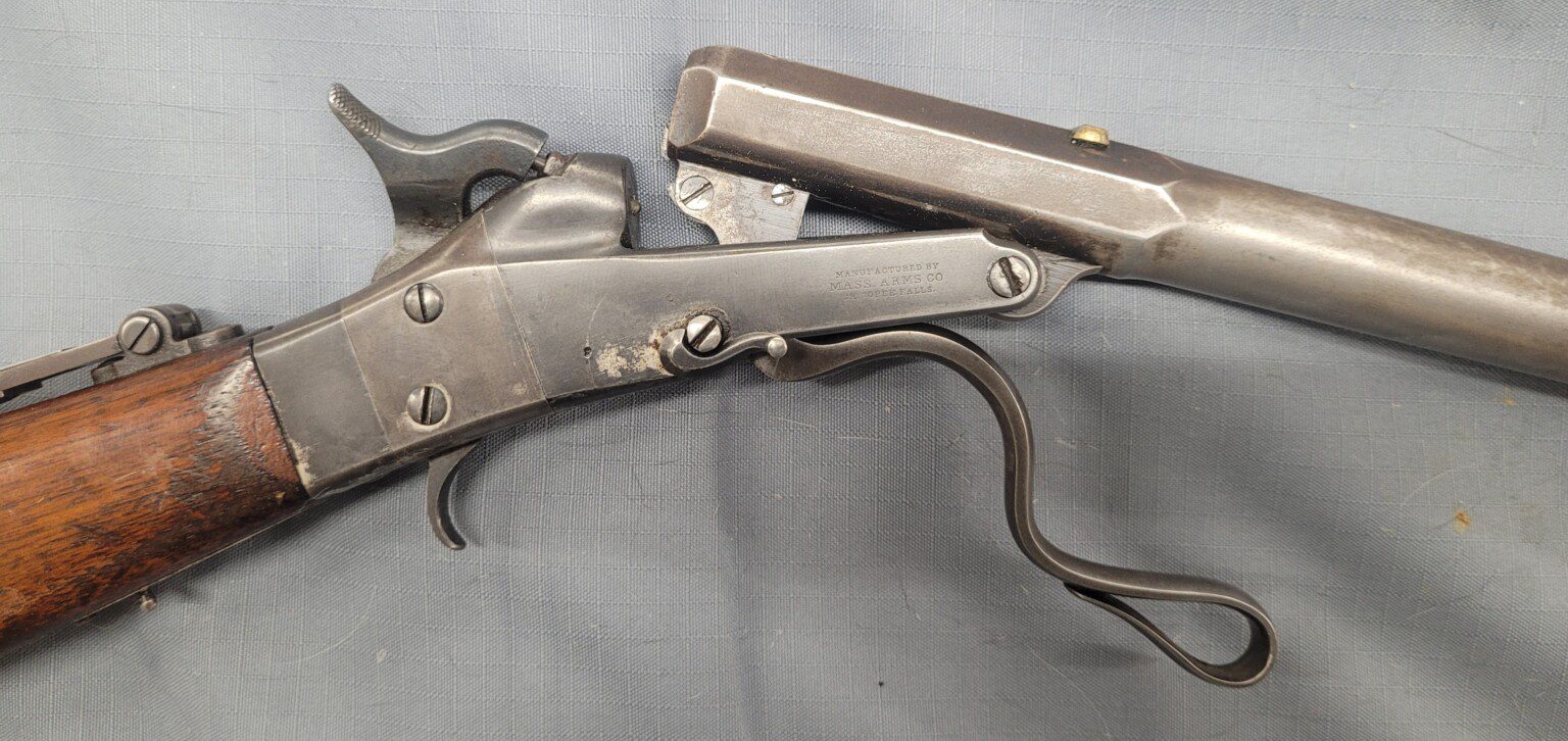 Scarce Civil War Maynard rifle #8106 in .35 caliber! - Civil War Antiques