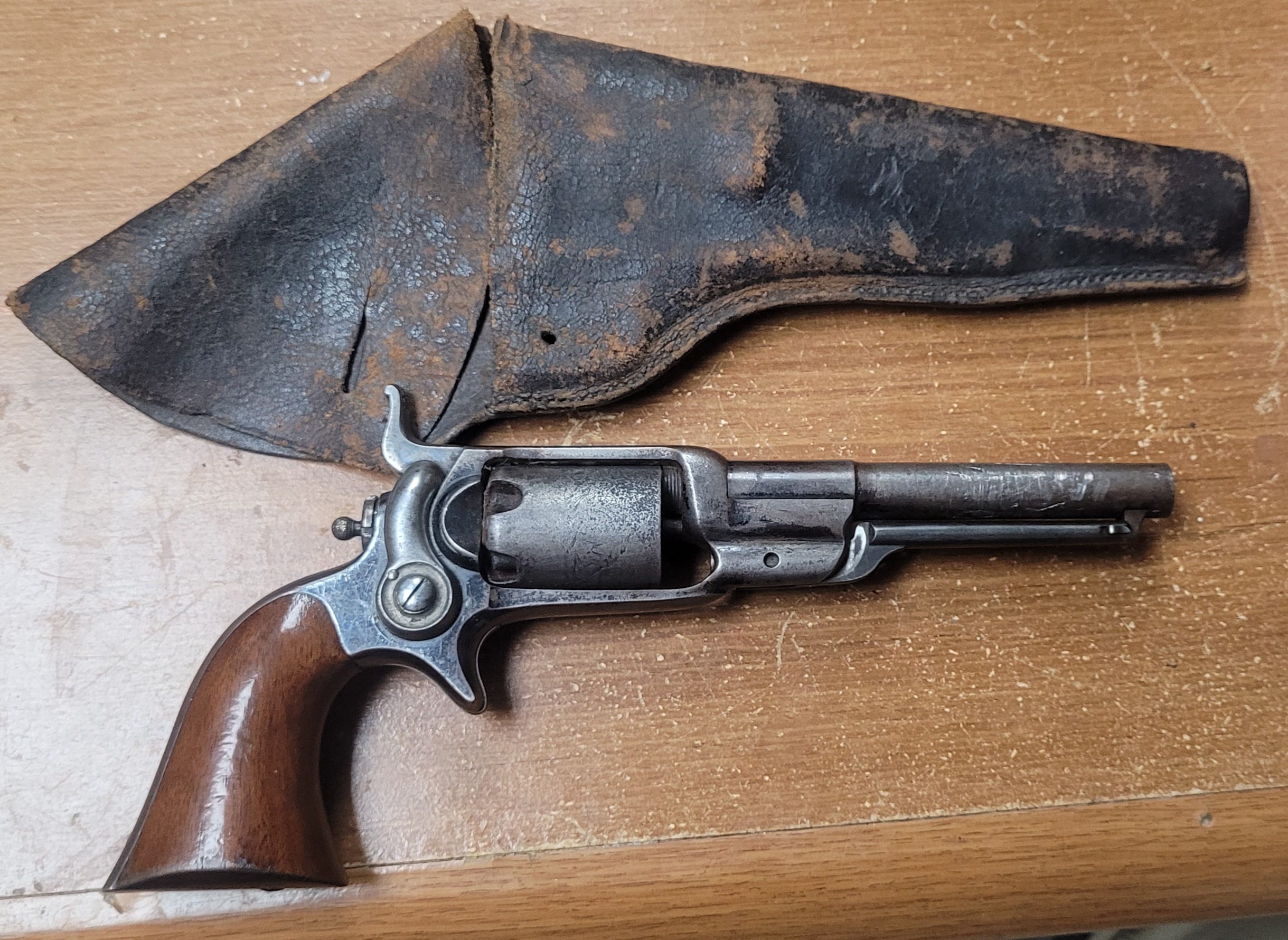 Scarce Civil War M1855 Colt Root Sidehammer revolver in .31 percussion ...
